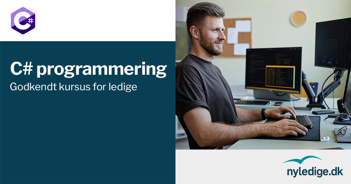 C# programmering, godkendt kursus for ledige