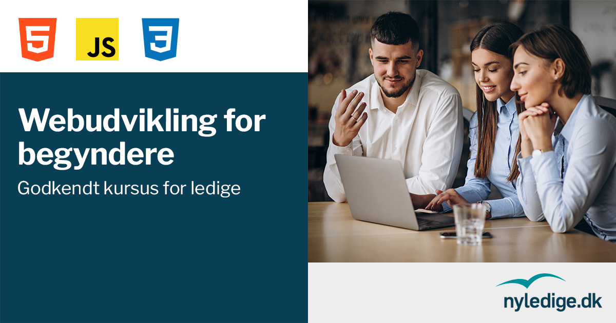 Webudvikling for begyndere [Godkendt kursus for ledige]
